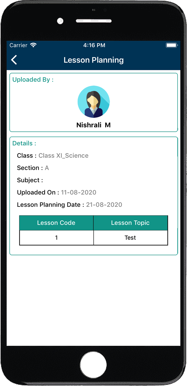 School Teacher Management Application | Genius Edusoft